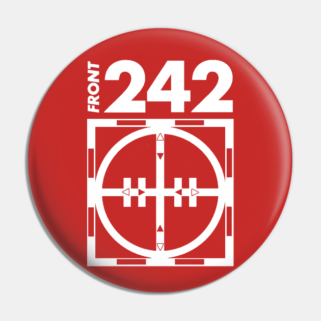Front 242 †† Logo Tribute Design - Front 242 - Pin | TeePublic