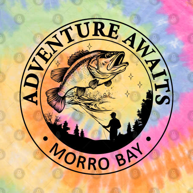 Morro Bay, California, USA - Adventure Awaits - Morro Bay - T-Shirt ...