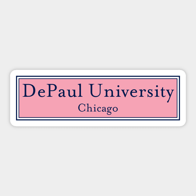 DePaul University - Dpu - Sticker | TeePublic