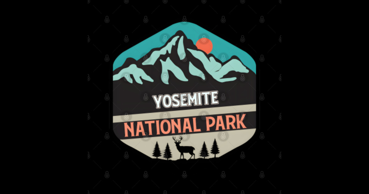 Yosemite National Park - National Park Yosemite - Sticker | TeePublic