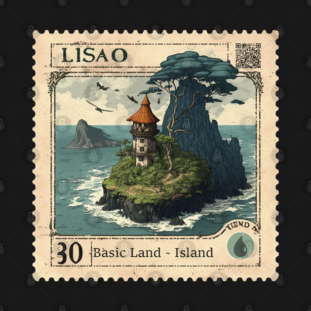 MTG - Island Stamp - Lisao - Postage Stamp Series - Postage Stamp - T ...