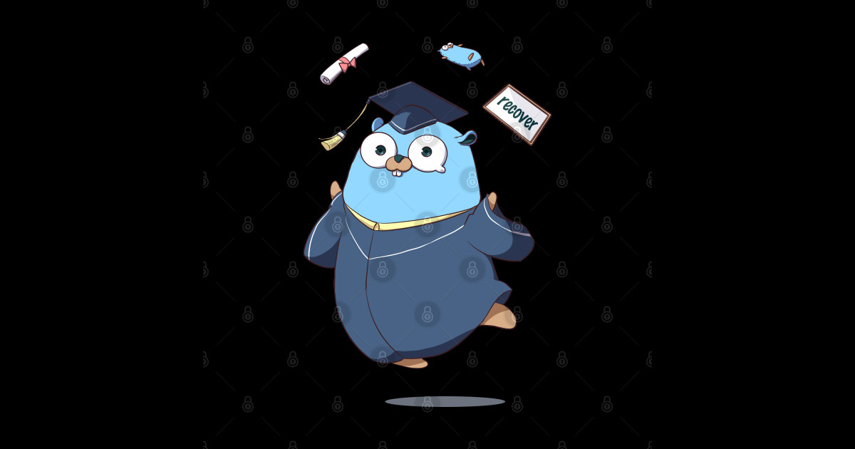 Golang Gopher Go Recover - Golang - Sticker | TeePublic