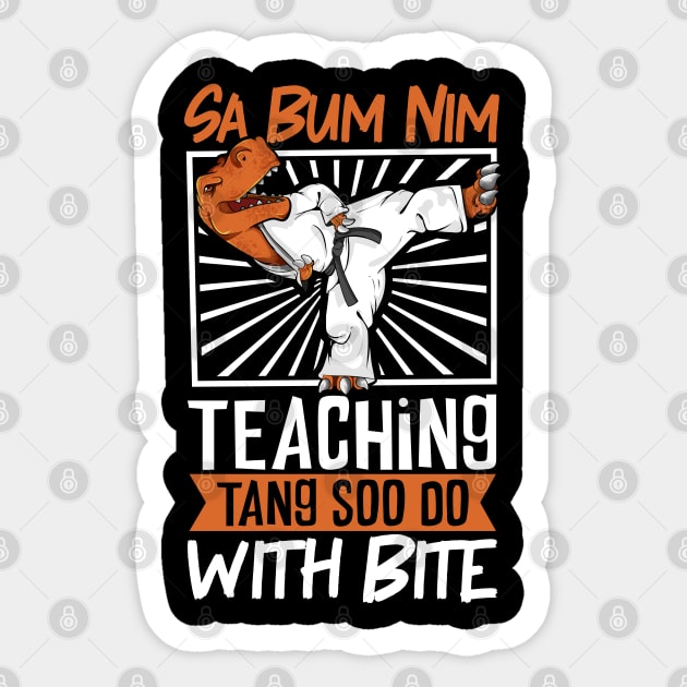 TREX - Sa Bum Nim - Tang Soo Do trainer - Tang Soo Do Trainer - Sticker ...