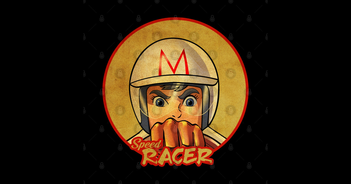 Retro Speed Racer - Speed Racer - Sticker | TeePublic