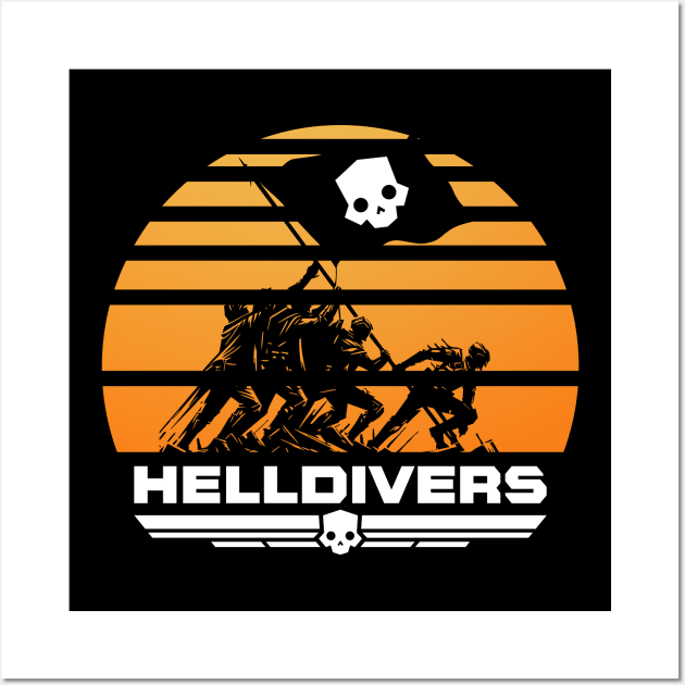 HELLDIVERS FLAG - Helldivers - Posters and Art Prints | TeePublic