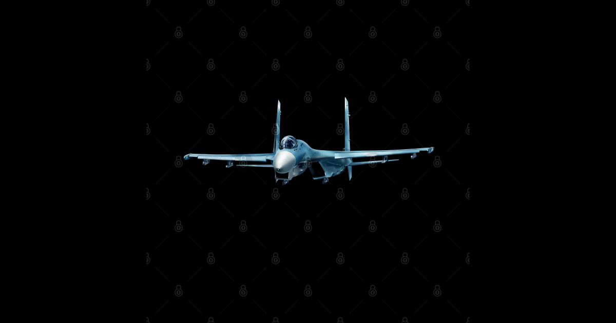 Sukhoi Su-27 - Sibosssr - Sticker | TeePublic