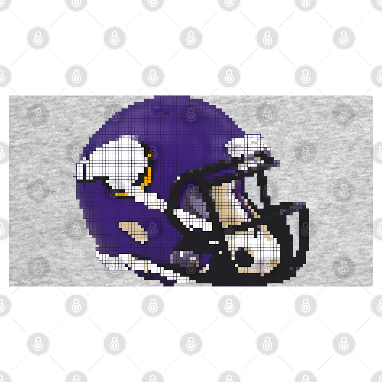 Vikings Helmet 8 Bit - Vikings - T-Shirt | TeePublic