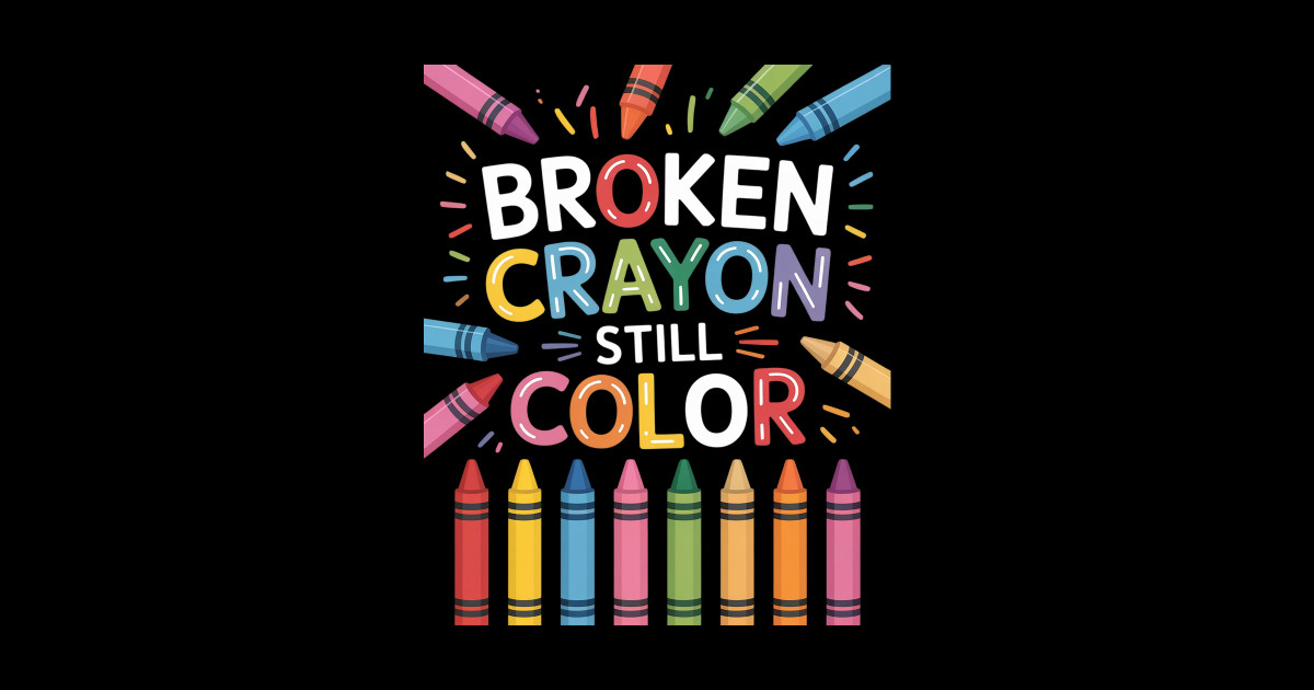 Broken Crayon Still Color Coloring Artistic Drawing Color - Broken ...