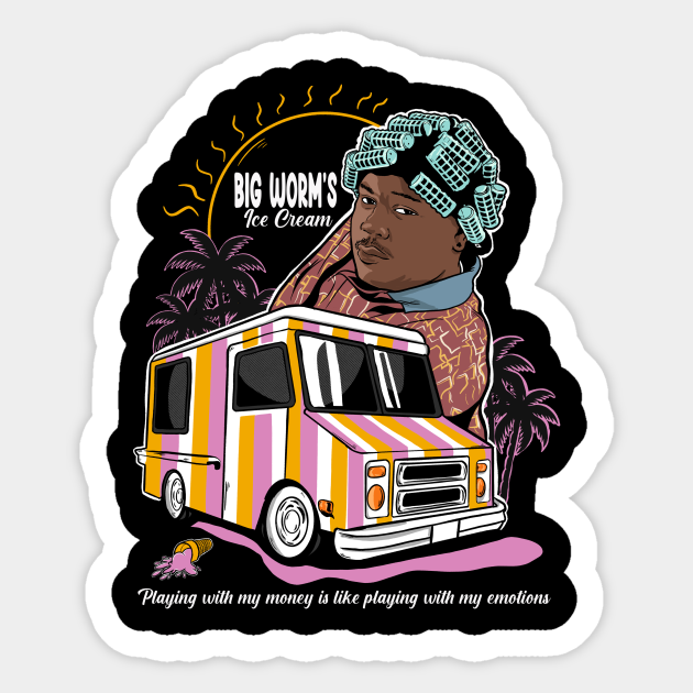 Big Worm’s Ice Cream - Friday - Sticker | TeePublic