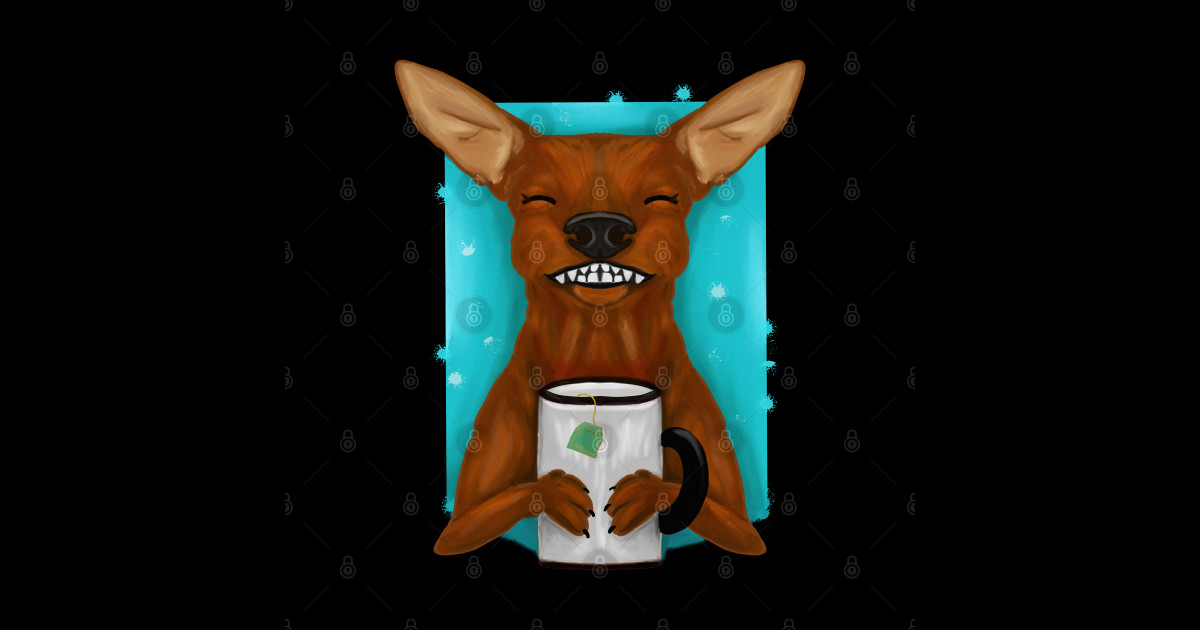 Miniature pinscher smile - Min Pin - Sticker | TeePublic
