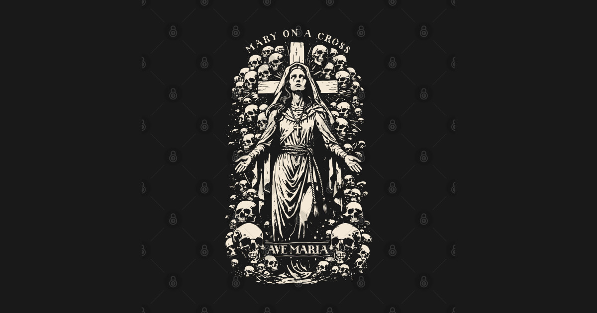 MARY ON A CROSS - Ghost Band - T-Shirt | TeePublic