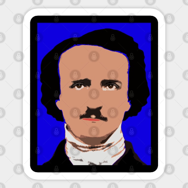 edgar allan poe - Edgar Allan Poe - Sticker | TeePublic