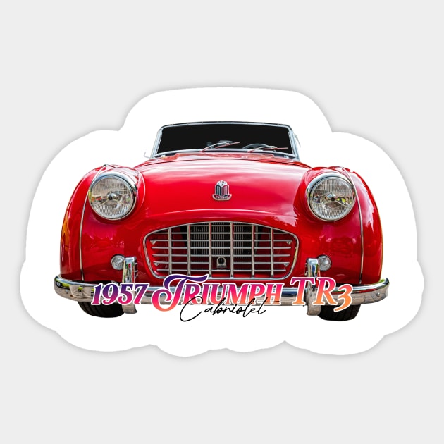 1957 Triumph TR3 Cabriolet - 1957 Triumph Tr3 Cabriolet - Sticker ...