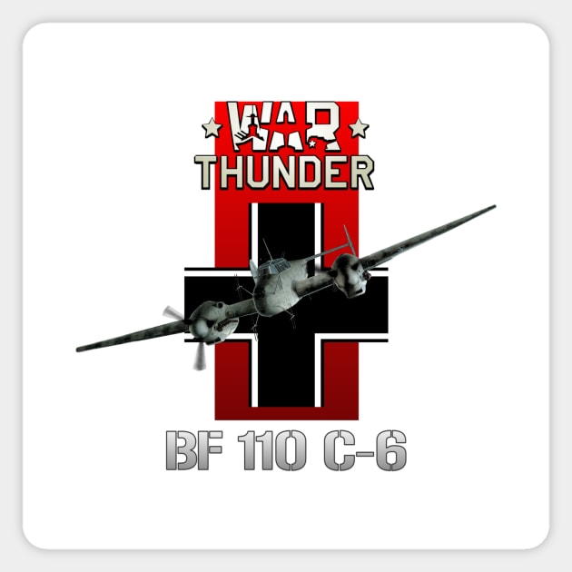 Messerschmitt Me-110C - Me 110 - Sticker | TeePublic