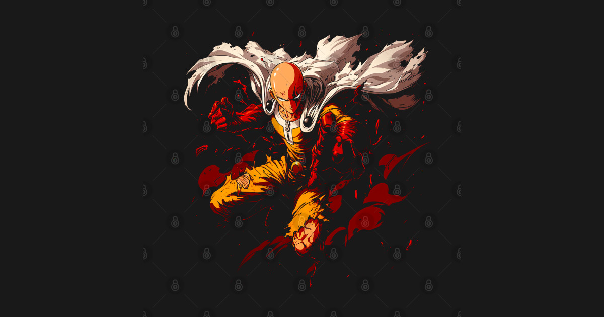 saitama one punch man - One Punch Man - T-Shirt | TeePublic