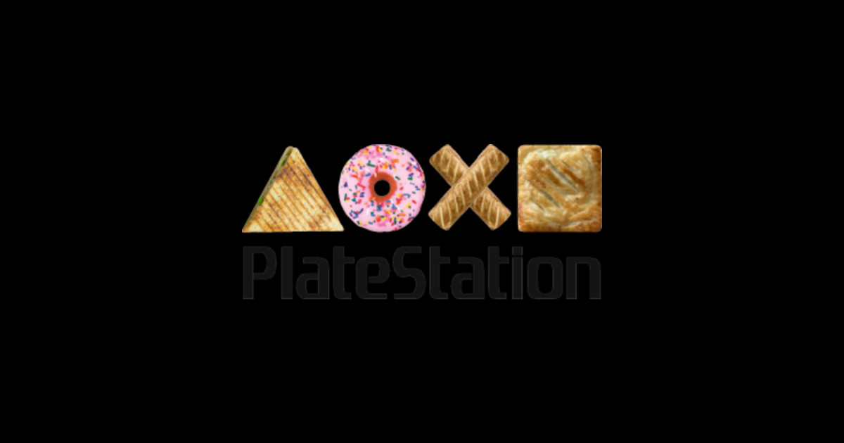 Playstation Platestation Greggs Style - Ps4 - Posters and Art Prints ...