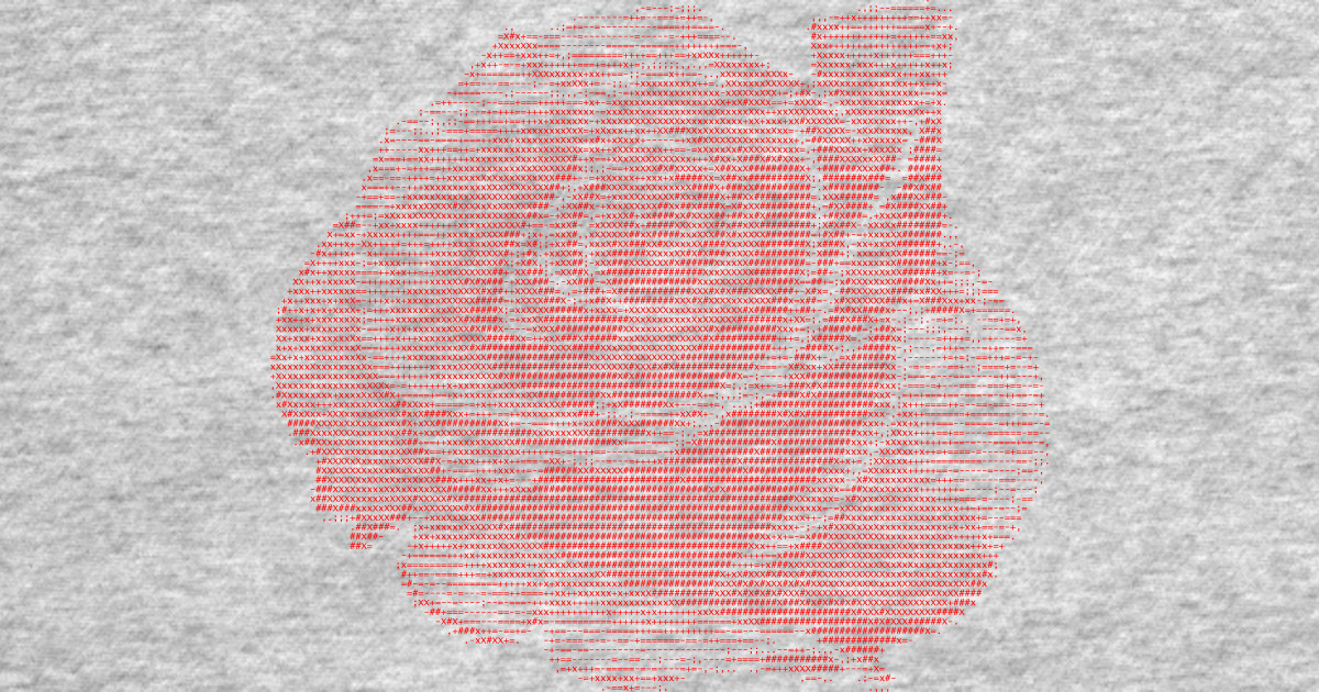 ASCII Rose - Ascii - Hoodie | TeePublic