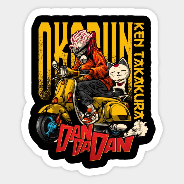 Dandadan okarun design - Dandadan Okarun - Sticker | TeePublic