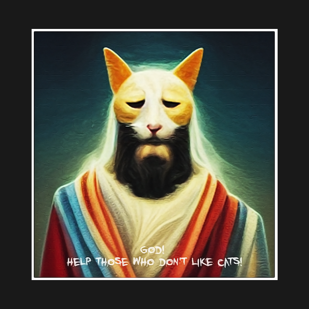 cat god - Cat Lover Gifts - T-Shirt | TeePublic