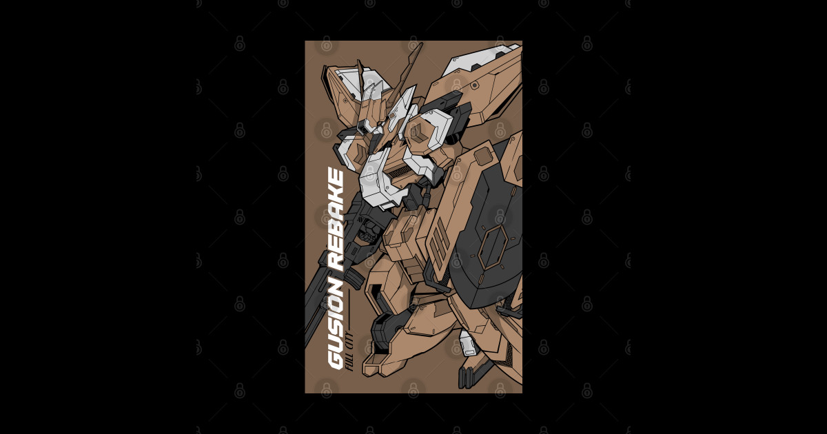 mobilesuit gundam design gusion rebake full city - Gundam - Posters and ...