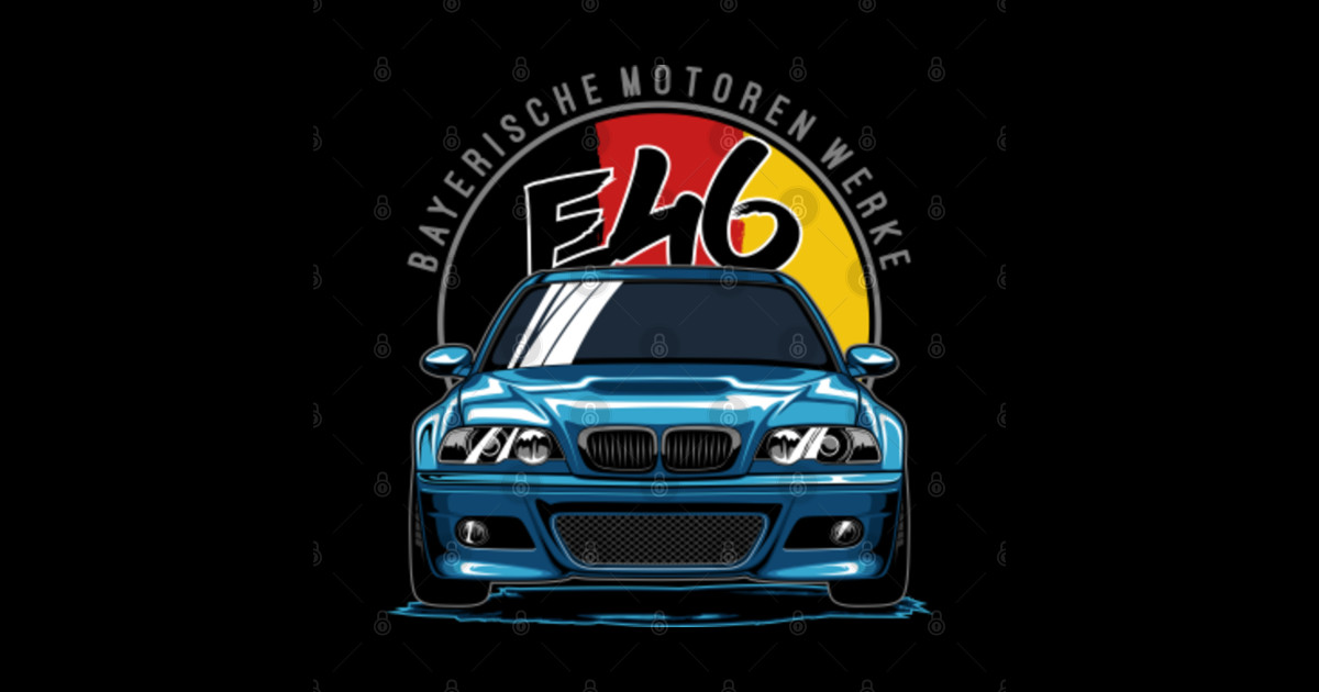 BMW M3 E46 - Bmw M3 - Sticker | TeePublic