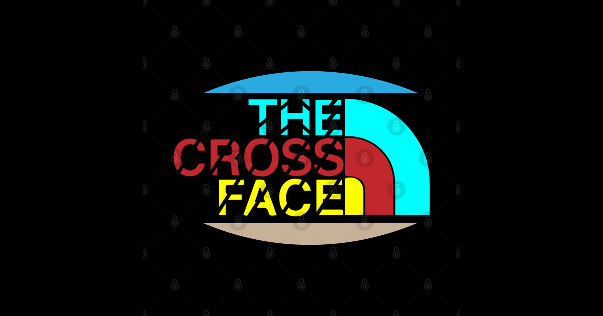 The Cross Face Wrestling T-Shirt - The Cross Face - Posters and Art ...