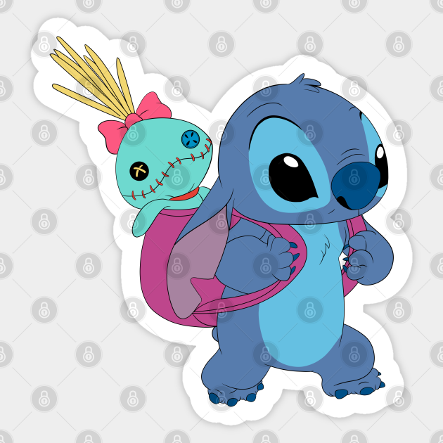 Stitch - Back to school - Lilo And Stitch - Sticker | TeePublic