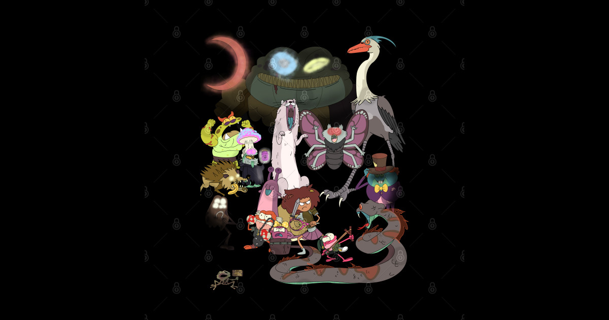 Spranne Against the World - Amphibia - Sticker | TeePublic