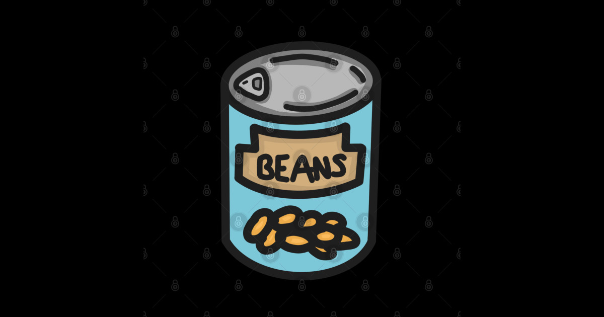 beans (orange) - Bean - Posters and Art Prints | TeePublic