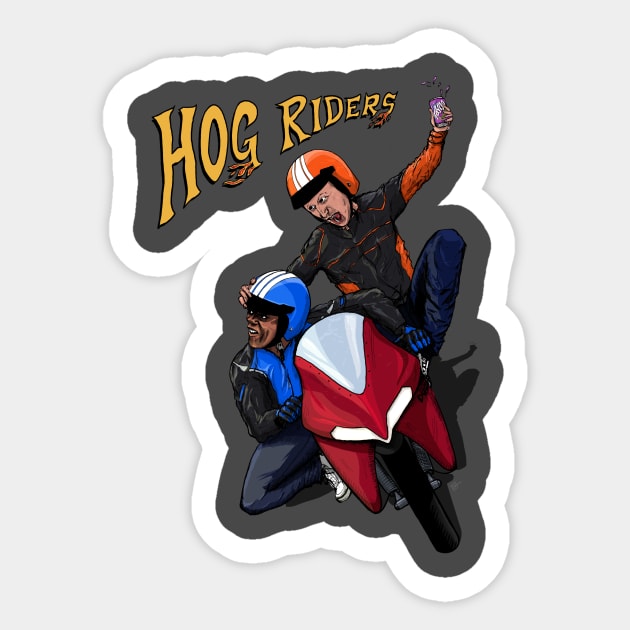 Hog Riders - Clear - Tim Robinson - Sticker | TeePublic