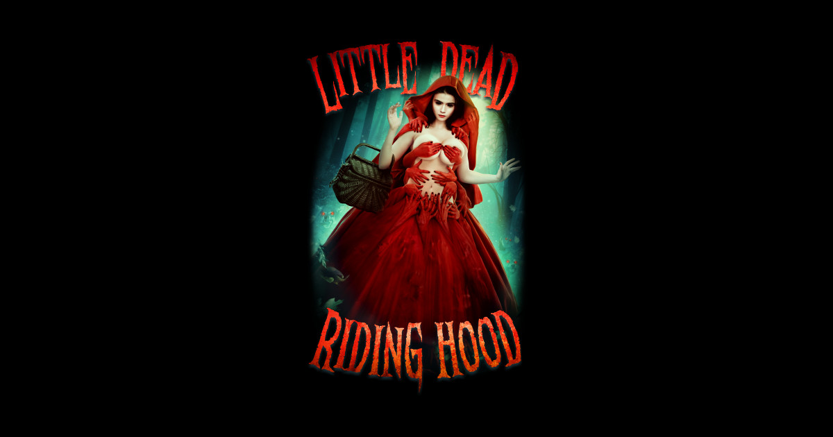 Little Dead Riding Hood (with Text) - Dark Fairytale - Sticker | TeePublic