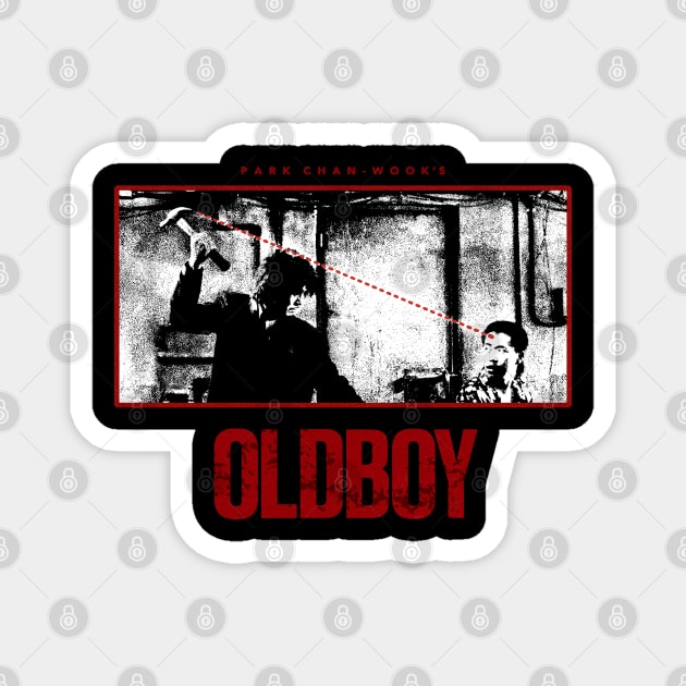 Oldboy Hammer Vengeance Movie Fanart Design - Oldboy Movie - Magnet ... Oldboy Hammer Vengeance Movie Fanart Design - Oldboy Movie - Magnet ...