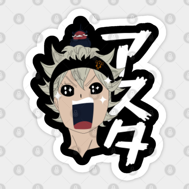 Asta Black Clover - Black Clover - Sticker | TeePublic