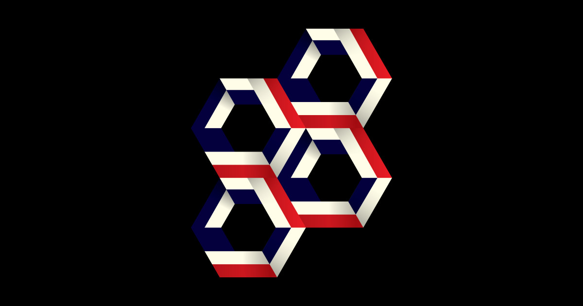 Great British Geometry - Geometric - Sticker | TeePublic