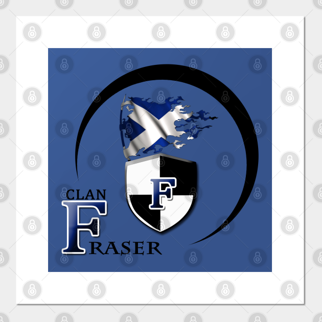 Outlander Clan Fraser - Outlander - Posters and Art Prints | TeePublic