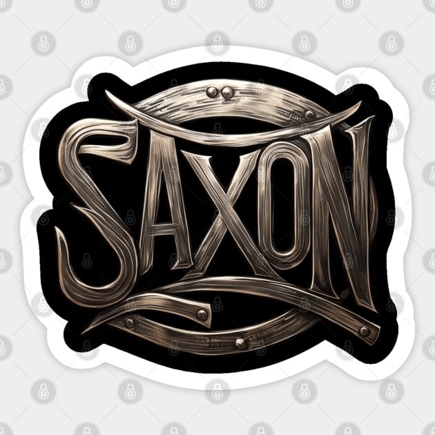 saxon metal fan art - Saxon - Sticker | TeePublic