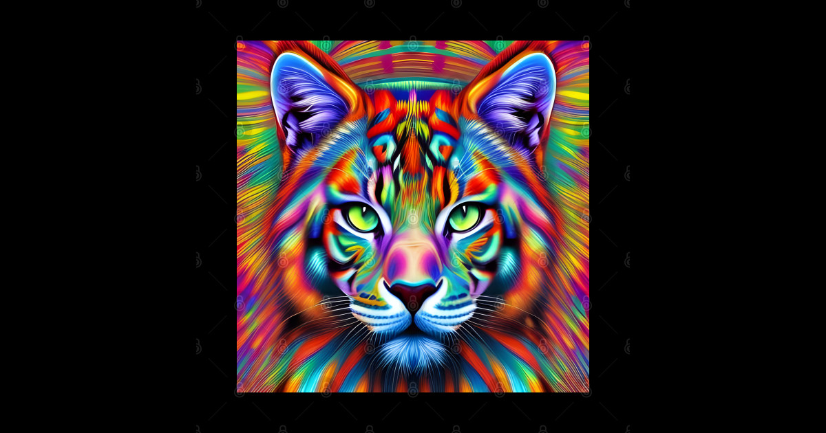 Kosmic Kitty (24) - Trippy Psychedelic Cat - Psychedelic - Posters and ...