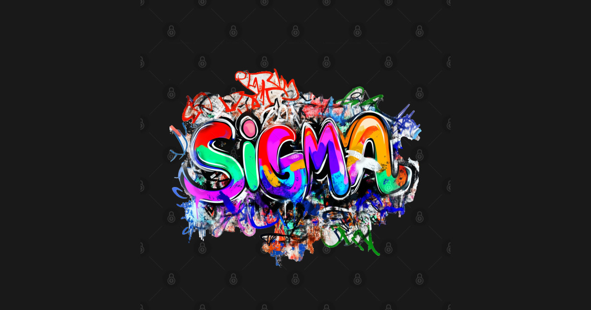 The SIGMA word - Sigma - T-Shirt | TeePublic