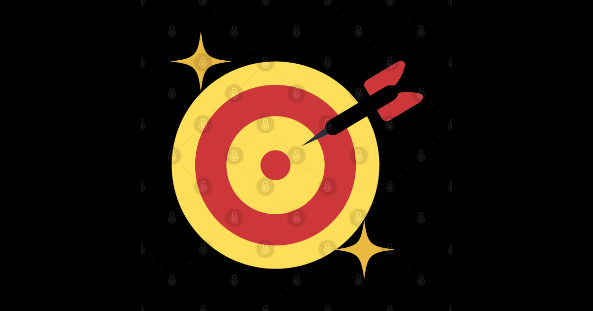 red yellow target archery design - Red Yellow Target Design - Sticker ...