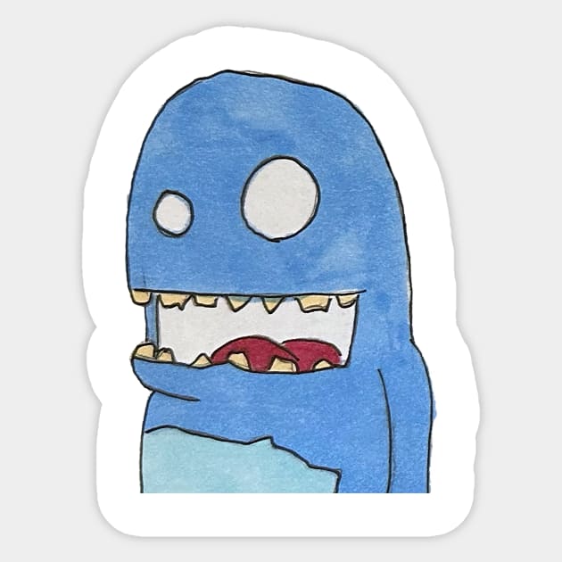 Jeffrey The Monster - Monster - Sticker | TeePublic