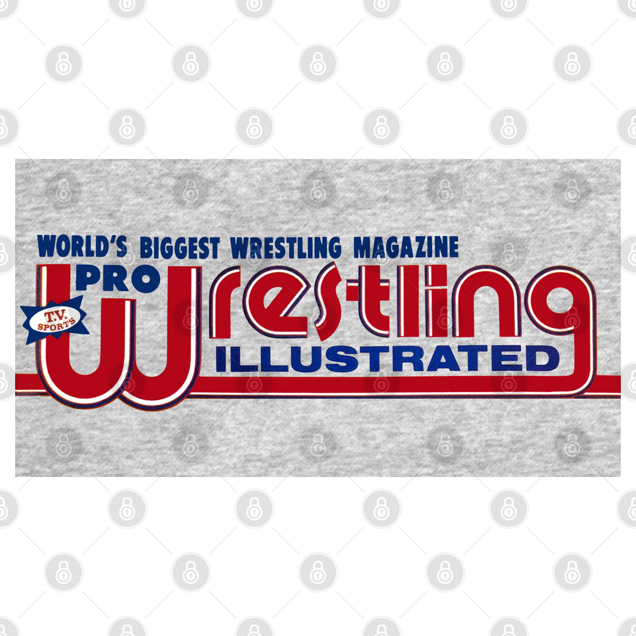 Pro Wrestling Illustrated 70s Logo - Pro Wresting - T-Shirt | TeePublic
