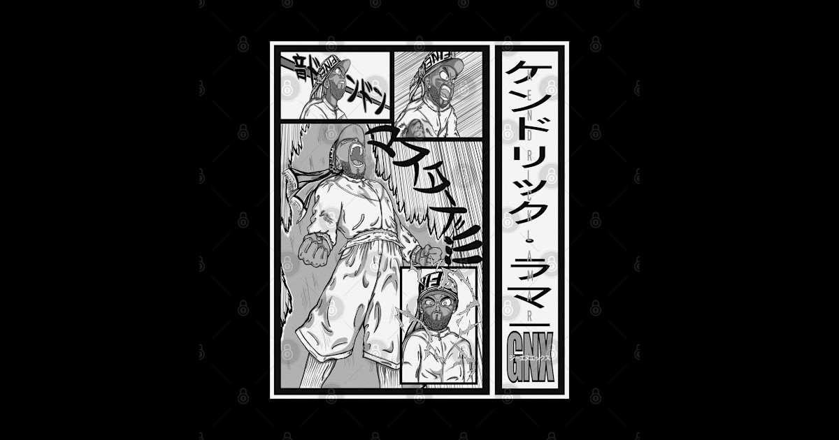 Kendrick Lamar, GNX, album, art, and design - Kendrick Lamar - Sticker ...