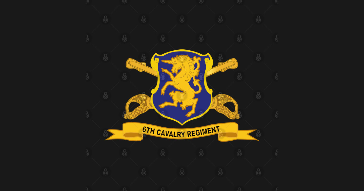6th Cavalry Regiment w Br - Ribbon - 6th Cavalry Regiment W Br Ribbon ...