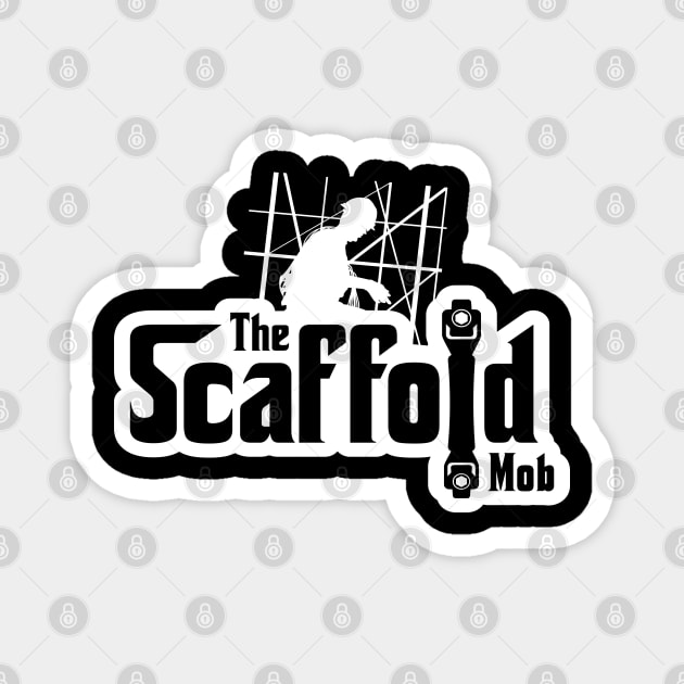 Scaffold Mob Man Logo - Scaffold Mob Merch - Magnet | TeePublic