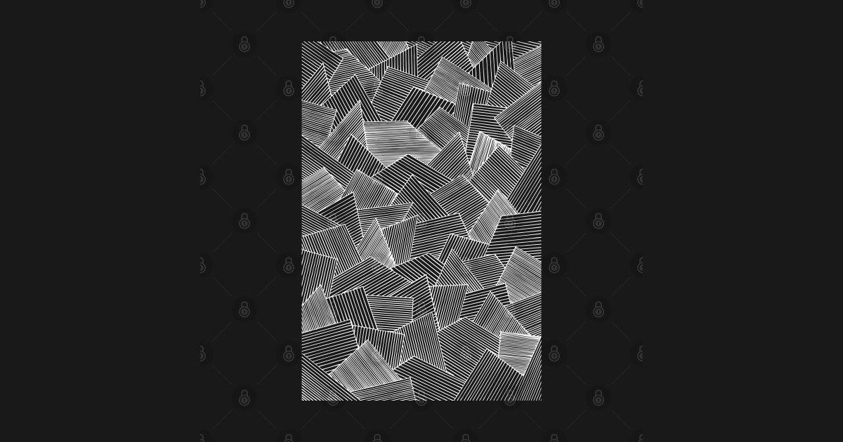 Zentangle Blocks - White Lace - Zentangle Pattern - T-Shirt | TeePublic