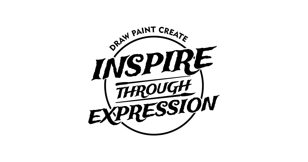 Draw Paint Create Inspire through expression - Painting Typography ...