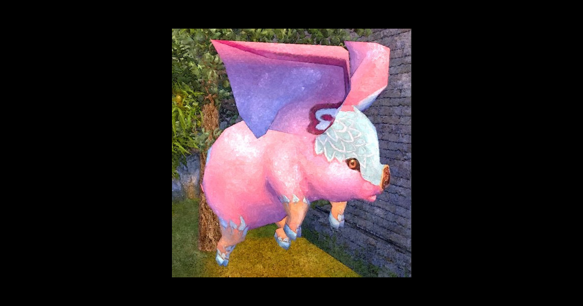 Flying pig - Pig - Sticker | TeePublic