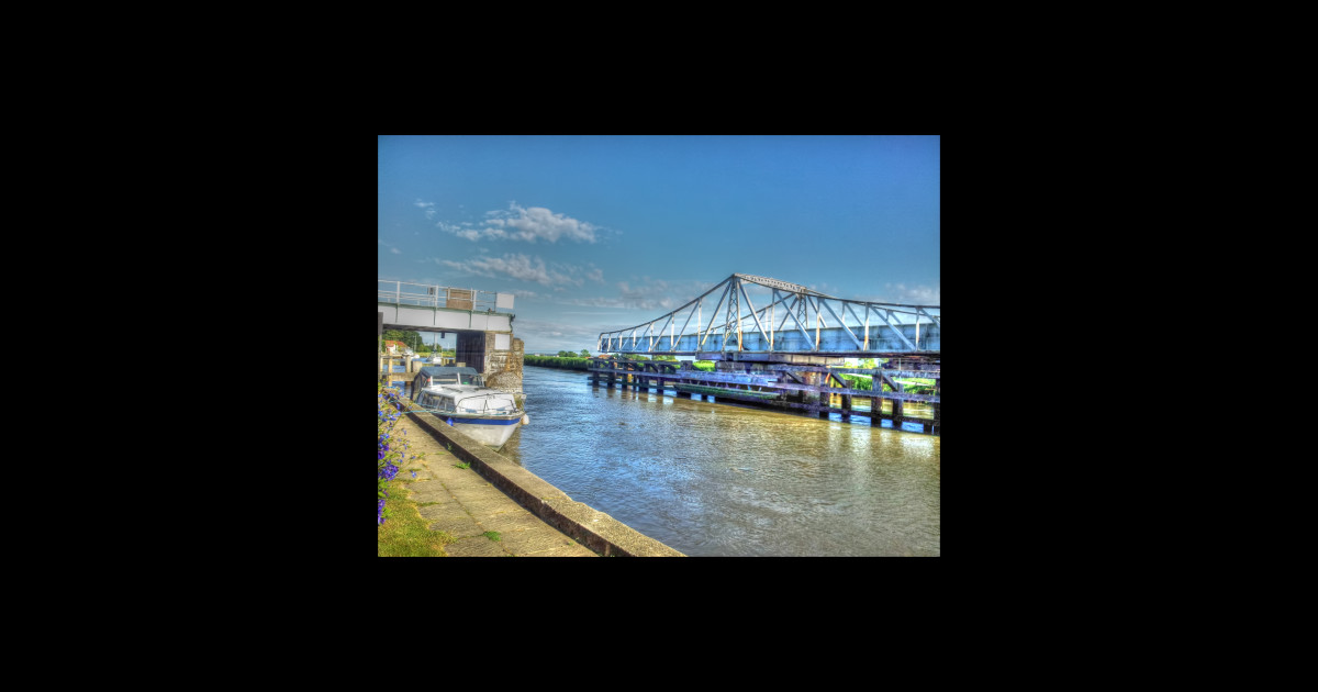 Reedham Swing Bridge - Broads - Sticker | TeePublic