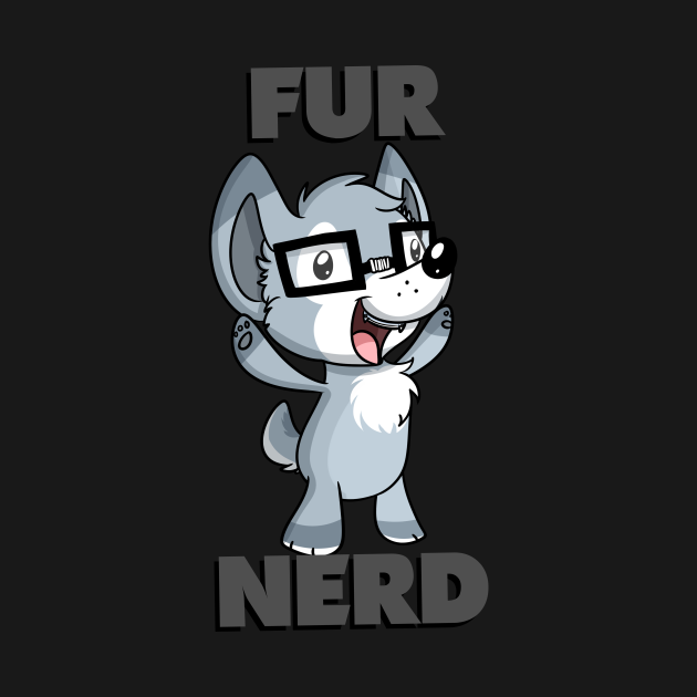Fur Nerd - Furry - T-Shirt | TeePublic