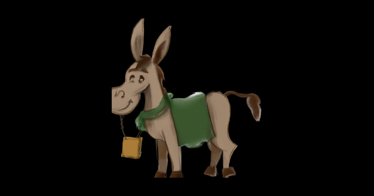 Cute Mule Drawing - Mule - Sticker | TeePublic